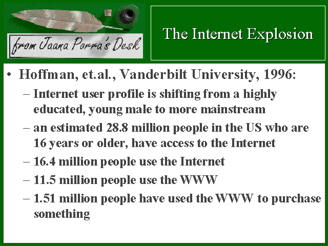 The Internet Explosion